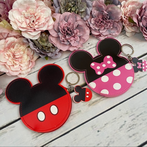 Bags | Mickey Minnie Mouse Coin Purse Keychain | Poshmark